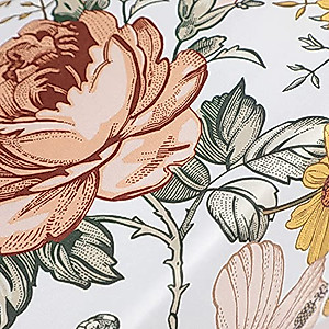 Sahaler Floral Crib Sheet for Girl Boy Baby Fitted Crib Sheets for Standard Mattresses (Retro Chrysanthemum)