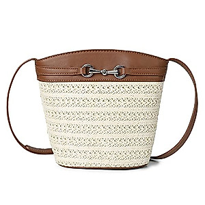 Gladdon Straw Purses for Women Mini Straw Summer Beach Shoulder Bags for Women Crossbody Wicker Woven Purse Small Clutch Rattan Bag