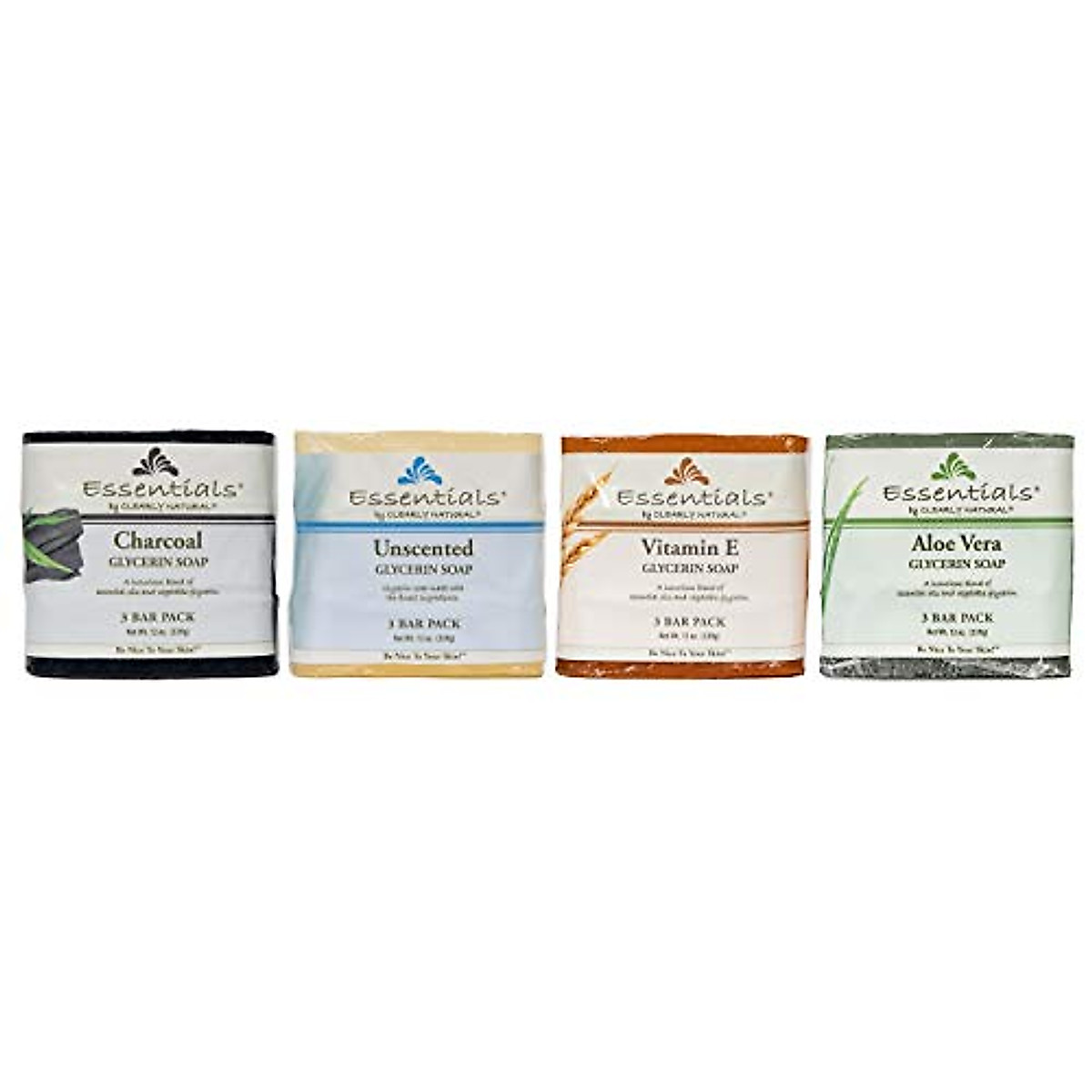 Clearly Natural Glycerine Bar Soap, Aloe Vera, 12 oz, 3 Count