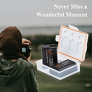 Pickle Power DMW-BLK22 Battery (2-Pack) for Panasonic Lumix DC-S5, DC-S5 II, DC-S5 IIX, GH5 II, GH6, S5II, S5IIX, S5M2, S5M2X, GH5M2, with Battery Storage Case