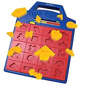 Winning Fingers Shape Toy Puzzle Game – Pop Up Board Game with Shape Puzzles - Two Players Concentration Games Puzzle Board Matching Game - Educational Toy for Kids 3 Years and Older