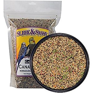 SLEEK & SASSY NUTRITIONAL DIET Garden Canary Bird Food (2 lbs.)
