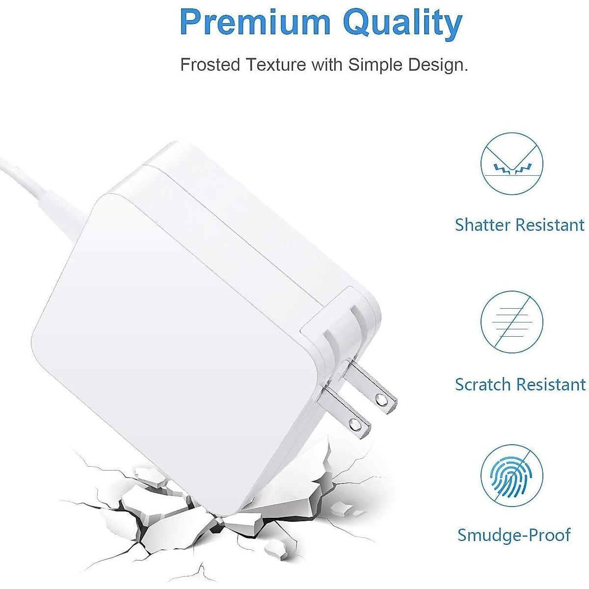 Universal Charger,Replacement for 45W T-Tip Charger,Compatible with Mac Book Air 11 inch & 13 inch Between 2012-2017