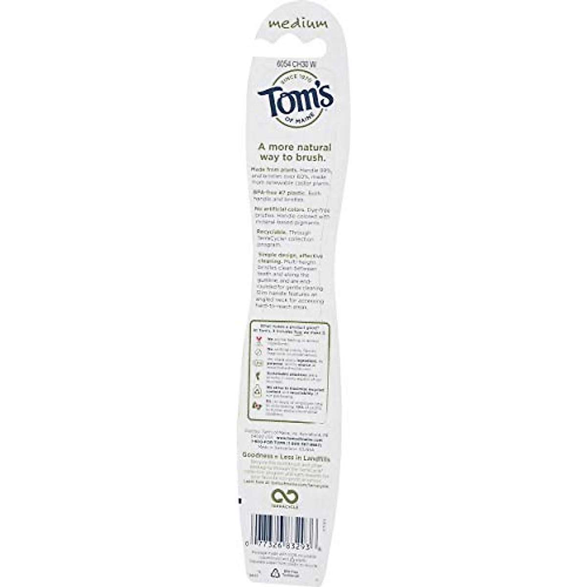 Tom's of Maine, Naturally Clean Toothbrush, Medium