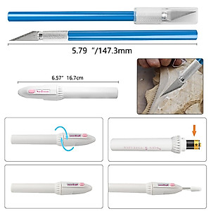 BXQINLENX Professional 15 PCS Gundam Model Tools Kit Modeler Basic Tools Craft Set Hobby Building Tools Kit for Gundam Car Model Building Repairing and Fixing(C)