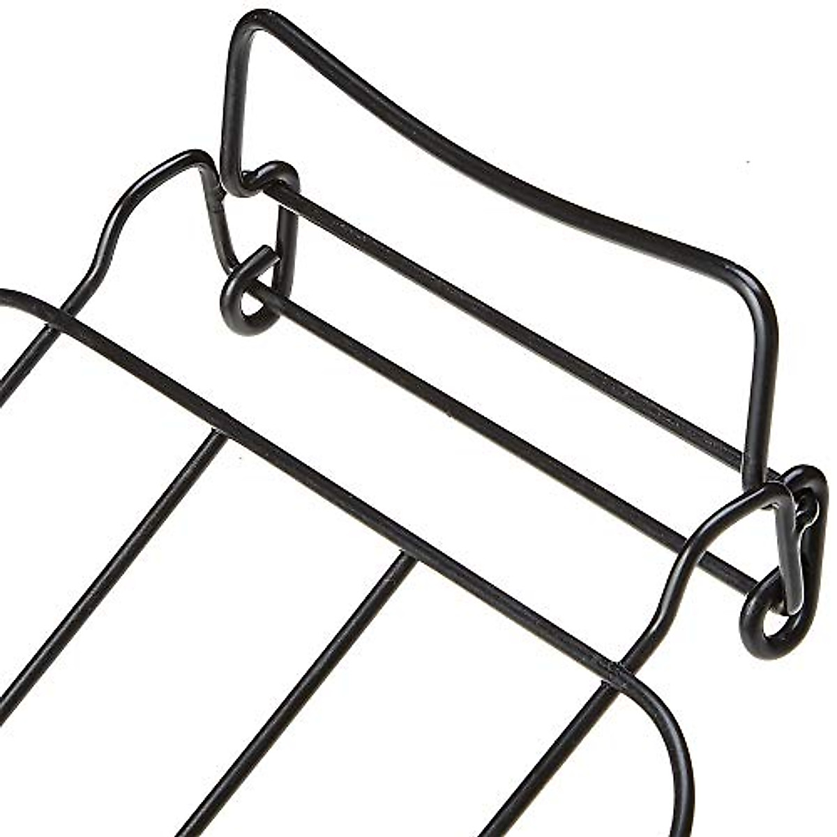 Goodcook Quick Roaster Pan and locking rack, with juice gathering pools for easier, safer, faster basting, 17x12x3 inches, Grey