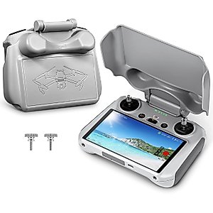 STARTRC Mini 3 2 in 1 Sun Hood, RC Joysticks Protector Sunshade for DJI Mini 3 Pro/Mini 3/Air 2S/Mavic 3 Classic/Mavic 3 Pro RC Remote Controller Full Screen Protection Accessories(Only for RC)