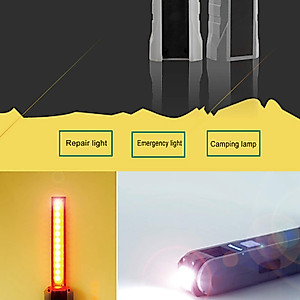 Flashlight Warning Lamp Foldable for Vehicle Car Maintenance Automobile, Symbol Signs