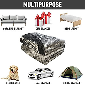 HommomH 50" x 80" Blanket Throw Comfort Thin Soft Air Conditioning NYC - Central Park, 1961