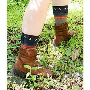 Farm to Feet Unisex Flagstaff Light Cushion Trail Lightweight 3/4 Crew Socks, Driftwood, Medium