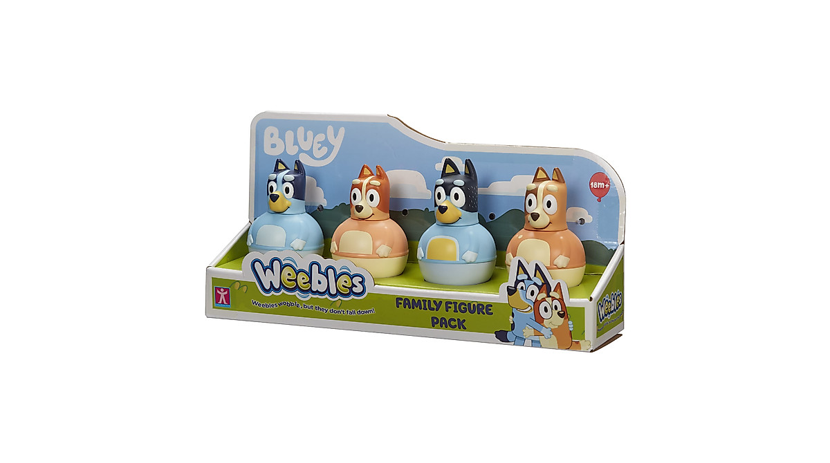 Character Options 07717 Four Pack, Weebles Wobble, Preschool Figures ...