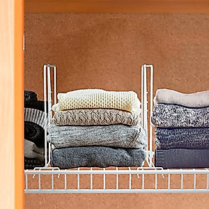 ERYTLLY Shelf Dividers Closet Shelf Dividers Closet Wire Shelf Dividers Wire Closet Shelf Dividers Separator Steel Organizers Closet Organizer