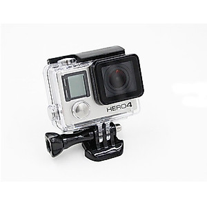 Housing Case Transparent fits GoPro Hero 4 3 Plus Waterproof Case, Enegg Diving Protective Rotective Housing Shell 45m Accessories Compatible Go Pro Hero 4 3+ Action Camera