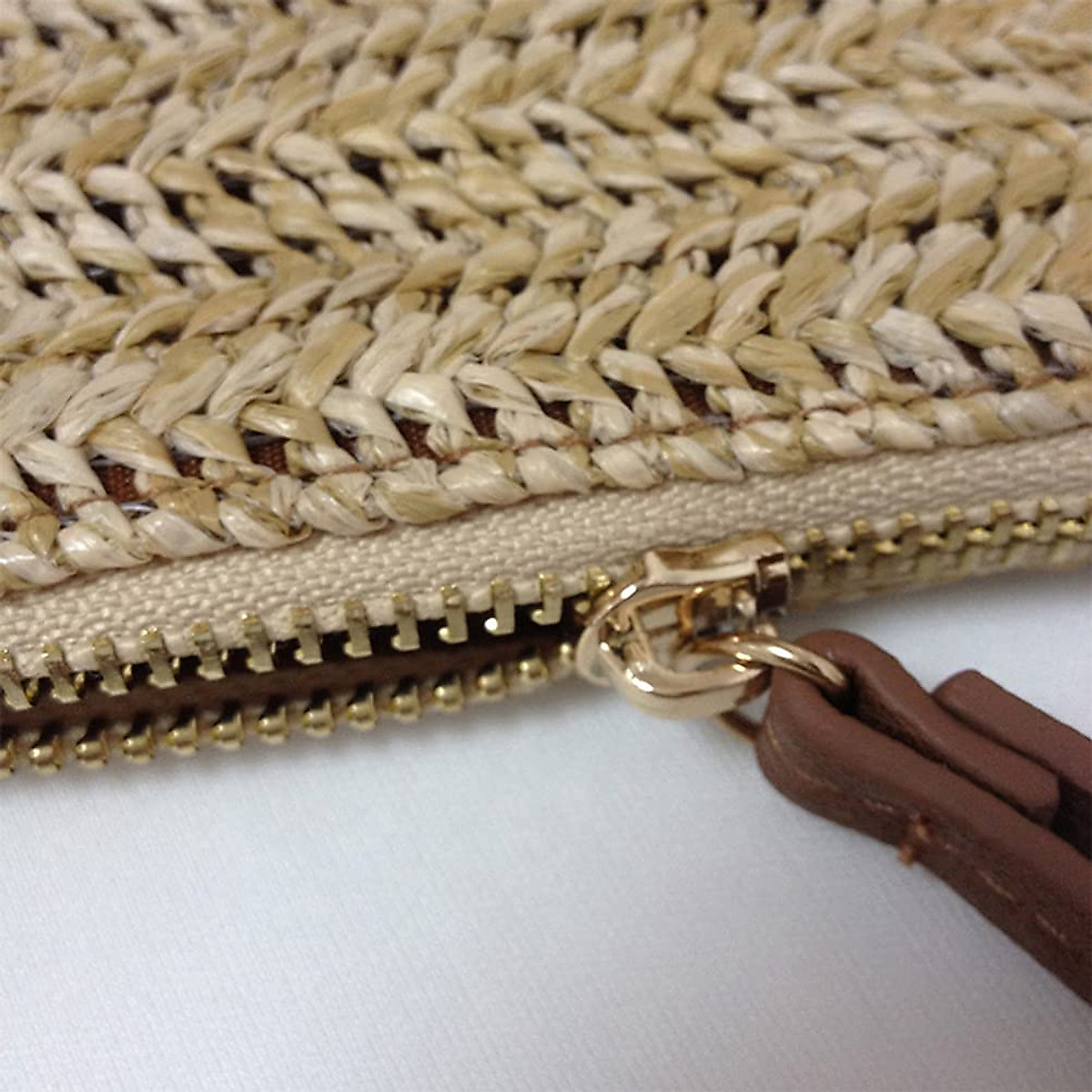 VALICLUD Straw Bag s for Women Woven Bag Straw Purse Straw Clutch Hand Bags Purses for Women Shoulder Bag Girl Wallet Woman Wallet Staw s for Wallet for Women Small Zipper Miss Tote Handbag