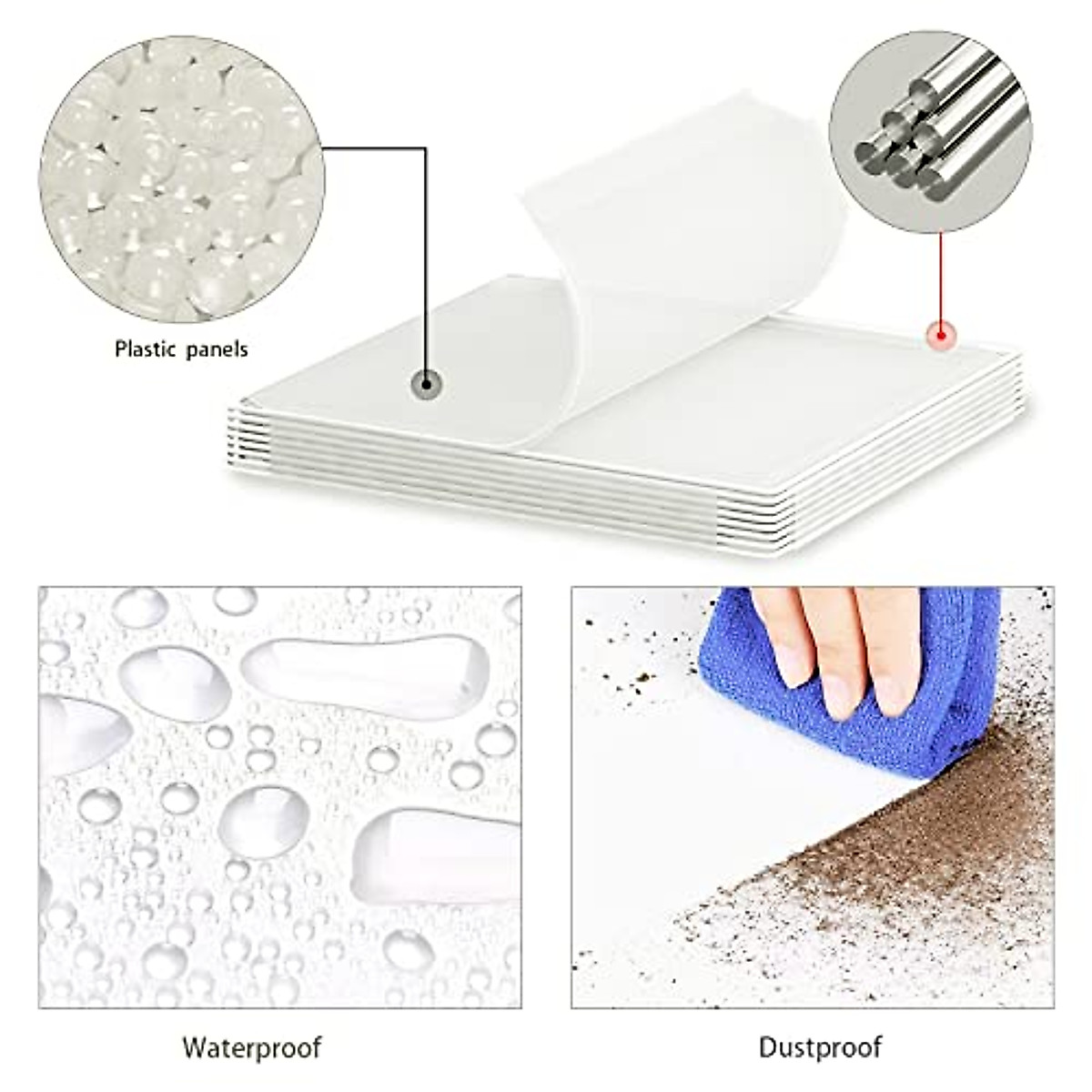 MAGINELS 72 Pair Shoe Rack Organizer Shoe Organizer Expandable Shoe Storage Cabinet Free Standing Stackable Space Saving Shoe Rack for Entryway, Hallway and Closet, White