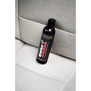SHINE ARMOR Leather Cleaner Conditioner & Protector for Car Interior Apparel Furniture Auto Interiors Shoes Bags Purses Sofas Car Seats Steering Wheel 8 Fl Oz
