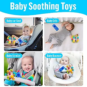 2PCS Teething Toy for Babies 0-6-12 Month Infant Teether Relief Toy for Baby 3-6-12-18 Month Montessori Development TV Remotes Sensory Toy for Newborn 7 8 9 Month Birthday Easter Gift for 1 Year Old