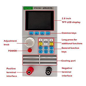 Programmable 400W DC Electronic Load Battery Load Tester DC Tester 0-150V 0-40A (USB)