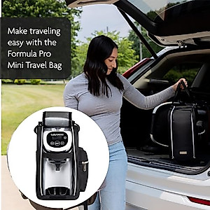 Baby Brezza Formula Pro Mini Baby Formula Mixer Machine Fits Small Spaces and is Portable for Travel– Bottle Makers Makes The Perfect Bottle for Your Infant On The Go, White