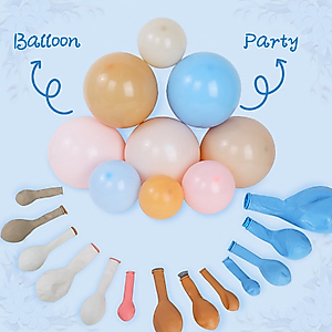 GDSTARS Dusty Baby Blue Balloon Arch Garland Kit 149Pcs Baby Blue Sand Dusty Balloons for Men Boy Baby Shower Bridal Shower Birthday Party Decorations