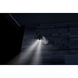 Lorex E891AB Indoor/Outdoor 4K Ultra HD Smart Deterrence IP Security Bullet Camera, 150ft IR Night Vision, Color Night Vision, Audio, Only Camera No Cable (Renewed)
