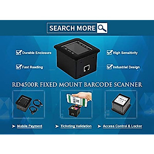 RD4500R USB 2D Fixed Mount Terminal with Barcode Scanner Module for Kiosk or Turnstile Mobile Payment