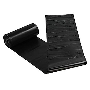 Ramddy 5 Gallon Trash Bags, Black Waste Bin Liners for Home, Office (150 Counts/6 Rolls)