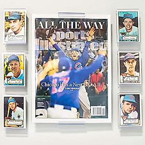 CollectorMount Photo Mount 1 Pack, Clear Picture Frame, Wall Mount or Shelf Stand, Vertical or Horizontal, 2.5” x 3.5”