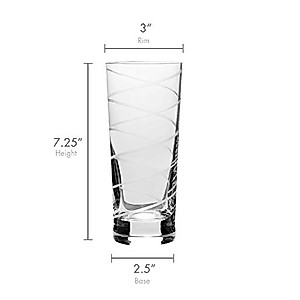 Mikasa Cheers Highball Glass, 19.75-Ounce, Set of 4