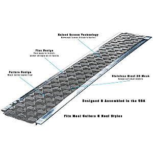 HydroShield FlexFit Gutter Guard (6in. - Carton of 25 Pieces (75 Linear Feet per Carton)