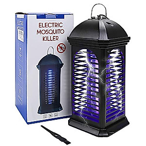 Bug Zapper Electric Indoor Insect Killer suspensible UV Light | Mosquito Killer Bug Fly Pests Attractant Trap Zapper Lamp w/Powerful 1000V Grid for Indoor Home Bedroom,Kitchen, Office