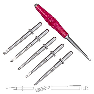 Penn State Industries PKCROCHET Interchangeable Crochet Hook Kit Set Woodturning Project