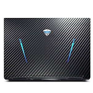Synvy [2 Pack] Back Protector Film, compatible with HP Spectre x360 15-df1000/df1004na/df1010na/df1550nd/df1020ca Black Carbon TPU Guard Skin Sticker [ Not Front Tempered Glass Screen Protectors ]