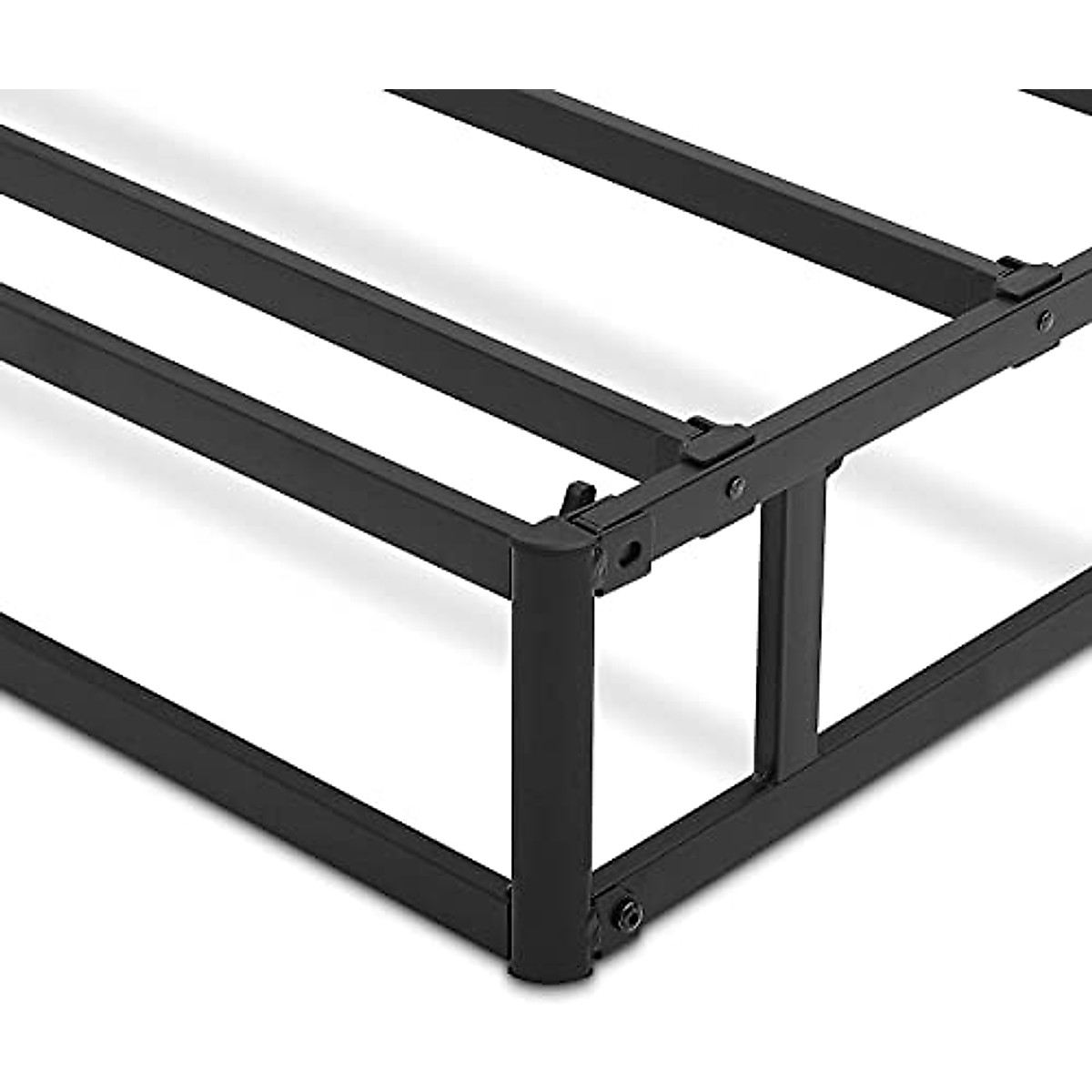 Amazon Basics Smart Box Spring Bed Base, 9-Inch Mattress Foundation - Queen Size, Tool-Free Easy Assembly