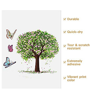 JANDJPACKAGING Printable Sticker Paper-20 Sheets Matte Printable Vinyl for Inkjet Printer-Waterproof Sticker Paper A4 Size (8.5''x11")