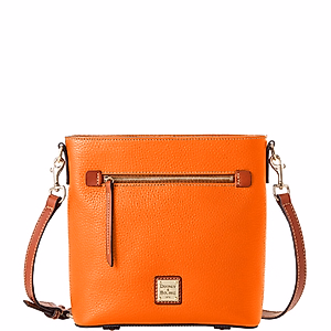 Dooney & Bourke Handbag, Pebble Grain Zip Crossbody - Clementine