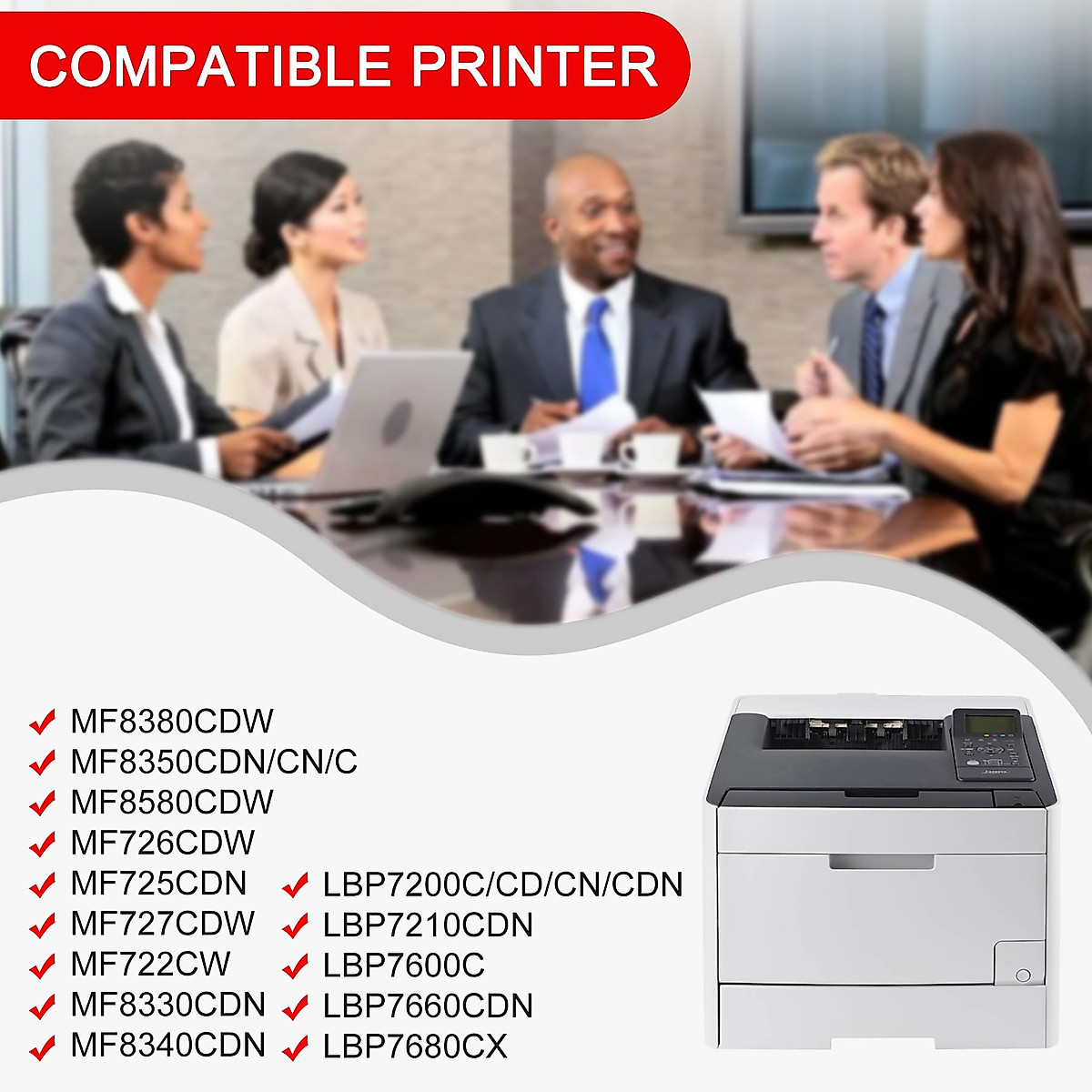 2-Pack CRG318 Black Toner Cartridge Remanufactured Compatible CRG318 Replacement for Canon MF8380Cdw LBP7210Cdn LBP7600C LBP7660Cdn MF722Cw MF8330Cdn MF8340Cdn Printer