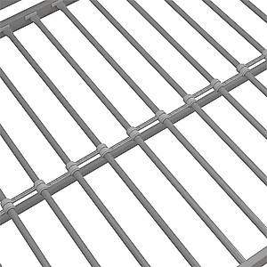 DHP Mabel Twin Metal Junior Loft Bed in Silver