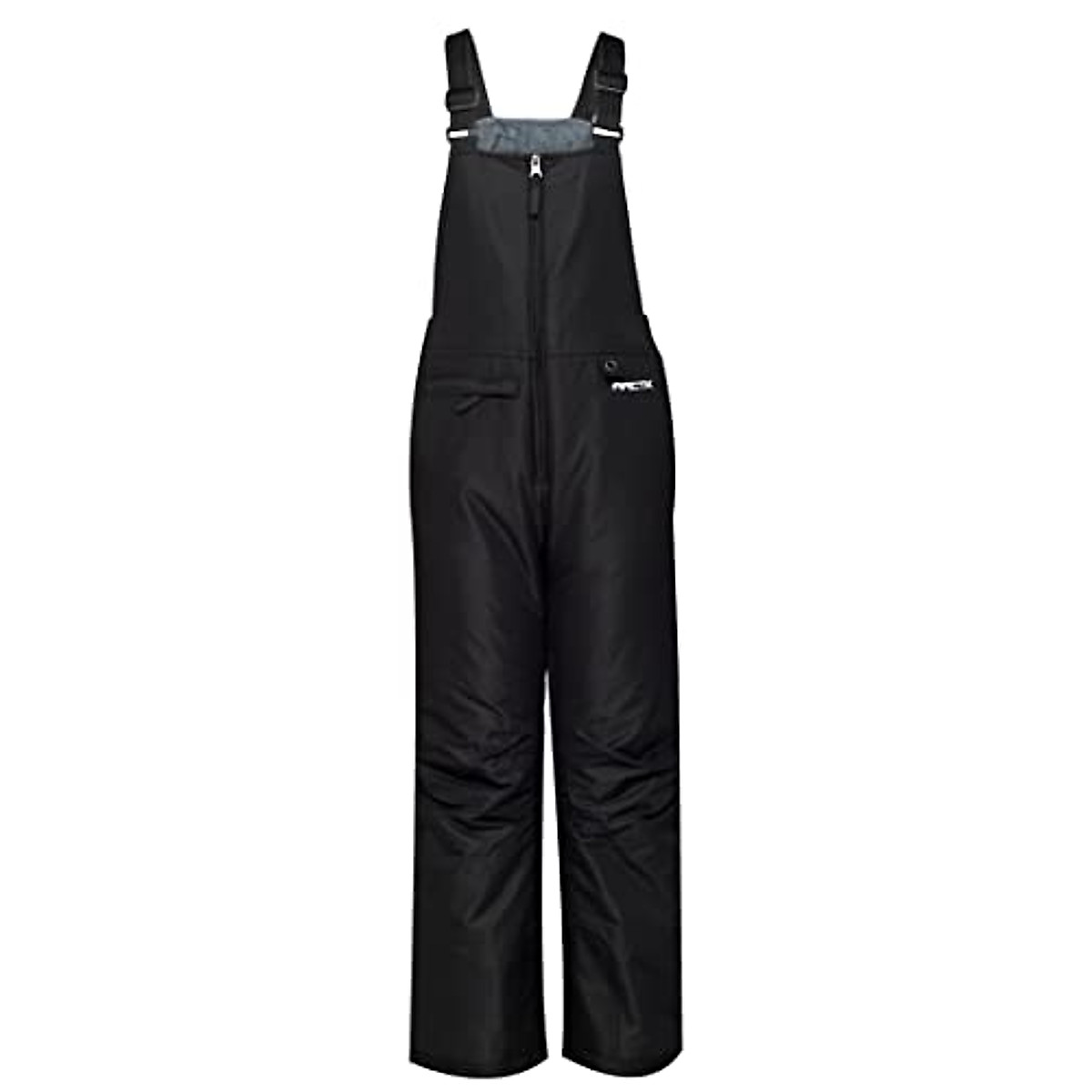 Arctix Kids Insulated Snow Bib Overalls, Black, X-Large