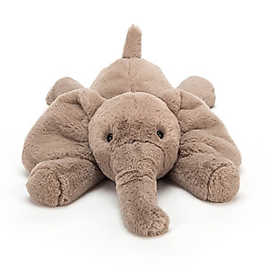 Jellycat Smudge Elephant Stuffed Animal, Medium 9.5 inches | Elephant Plush Toy | Classic Children's Gift