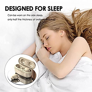 Invisible Sleep Earbuds - Noise Cancelling Earbuds for Sleep Wireless Soft Comfortable Sleeping Earbuds for Small Ears Smallest Tiny Ear buds Mini Sleepbuds Bluetooth 5.2 Headphones for Side Sleepers