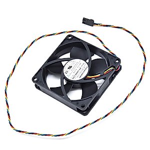 BAY Direct 12V 0.36A 4WIRE 4.32W 80 * 80 * 20mm Replacement Rear Case Fan for Dell OptiPlex 790 990 SFF Compatible Part Number PVA080F12H 725Y7