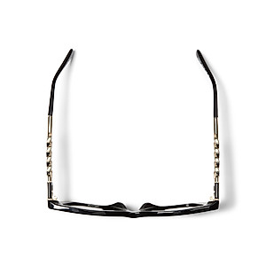 Michael Kors Eyewear Women's MK2205 Montecito Butterfly Sunglasses, Black/Dark Grey Solid, 52 mm