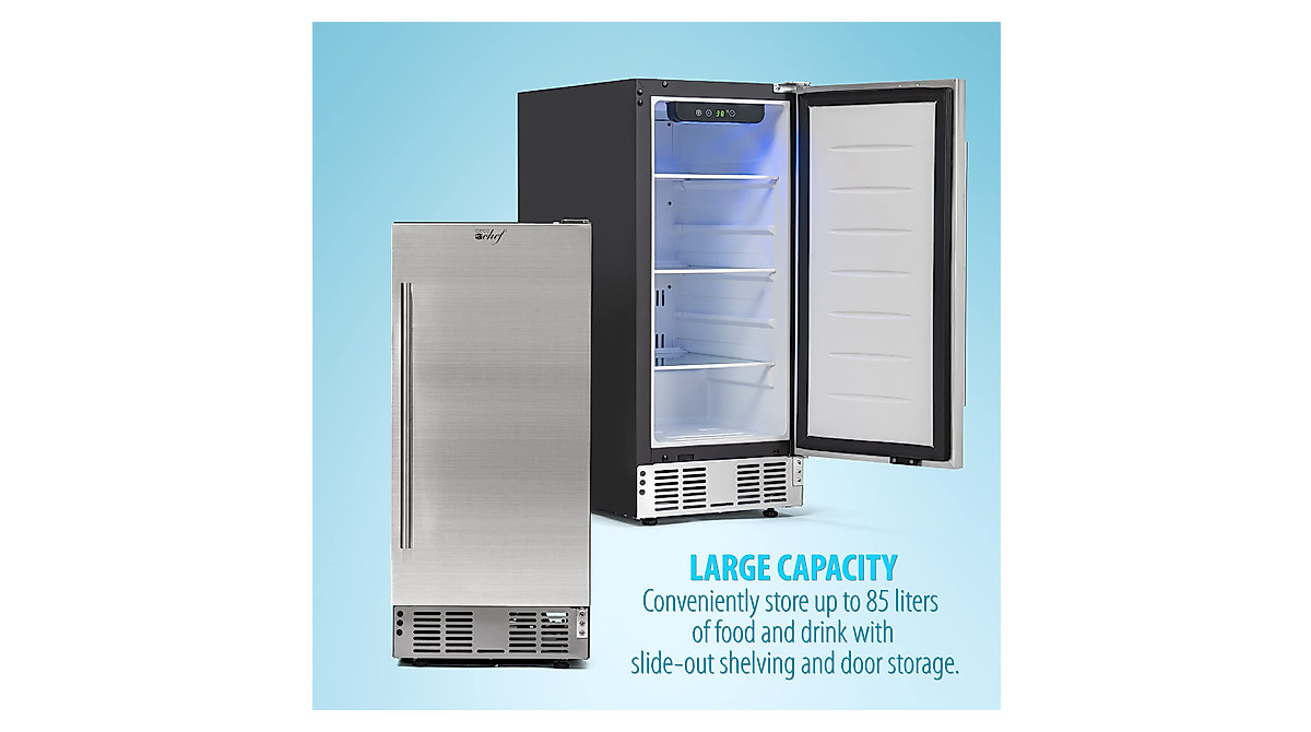 Deco Chef 15-Inch Mini Fridge for Food & Drinks