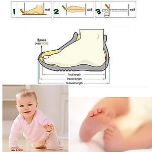 Bebila Winter Toddler Snow Boots - Lace up Baby Girls Boys Shoes Lace up Non-Skid Soft Sole Slippers Newborn Warm Ankle Fur Booties for Infant Newborn First-Walkers (0-3 Months, White)