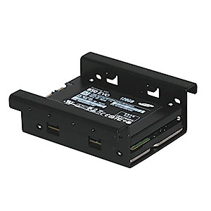 JXSZ Aluminum Dual 2.5" SATA IDE SSD/HDD to 3.5" Mounting Bracket for Desktop PC Drive Bay Kit