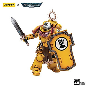 BLOOMAGE JOYTOY (BEIJING) TECH Warhammer 40K: Imperial Fists Veteran Brother Thracius 1:18 Scale Action Figure, Multi