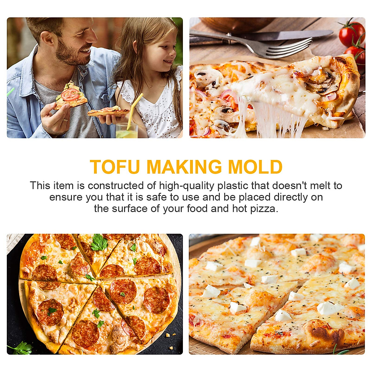 Hemoton Cake Tray 100pcs Plastic Pizza Tabletop Pizza Saver Pizza Box Table Triangle Brackets Pizza Holder White Serving Tray