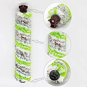 Lemige 3 Pack 2460 Multi-Surface Pet Pro Brush Rolls + 3 Pack 1866 Replacement Vacuum Filters for Bissell CrossWave Pet Pro 2306A & CrossWave 1785 Series, Compare to Part 1613568&161-3568, 1608684