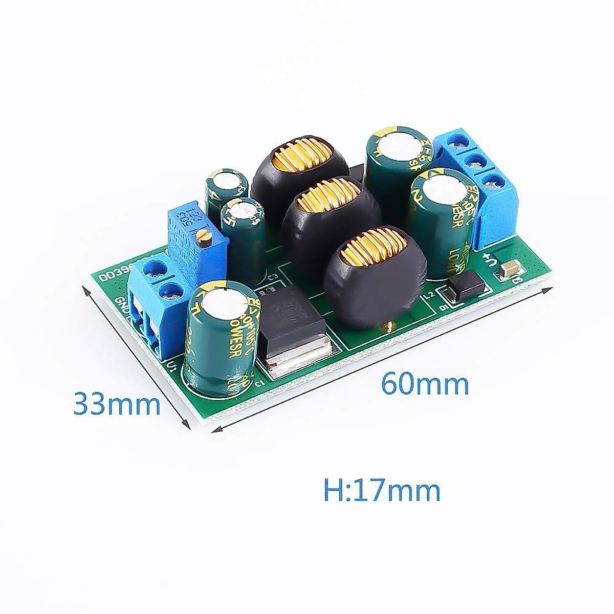 Boost Buck Voltage Converter, DC-DC 5V-24V to +/-3V-30V Step UP Down Power Supply Module Adjustable 20W Positive Negative Dual Output Voltage Charging Converter for Amplifier